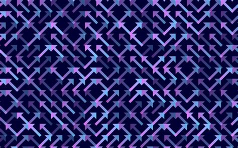 Free Vector Arrow Vector Seamless Pattern Banner Geometric Striped