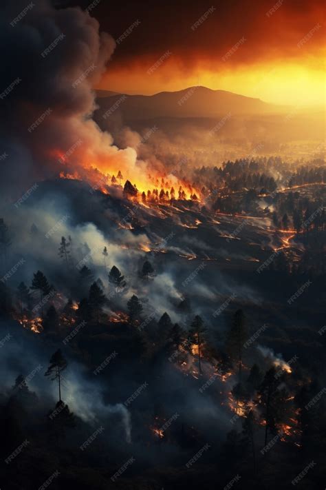 Incendios Forestales Que Devastan La Naturaleza Foto Gratis