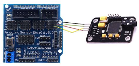โปรเจค หุ่นยนต์ควบคุมด้วยเสียงพูด Arduino Speech Module