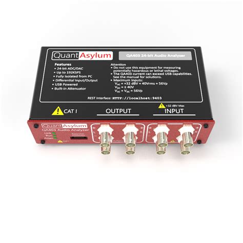 Qa403 Audio Analyzer Quantasylum