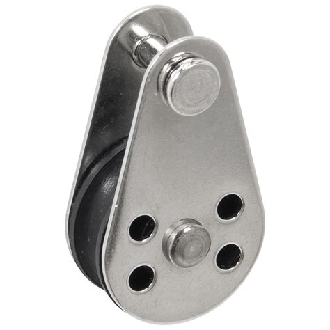 Polea Giratoria Simple Rueda Nylon Tipo INOX AISI Ferretería Industrial Profesional