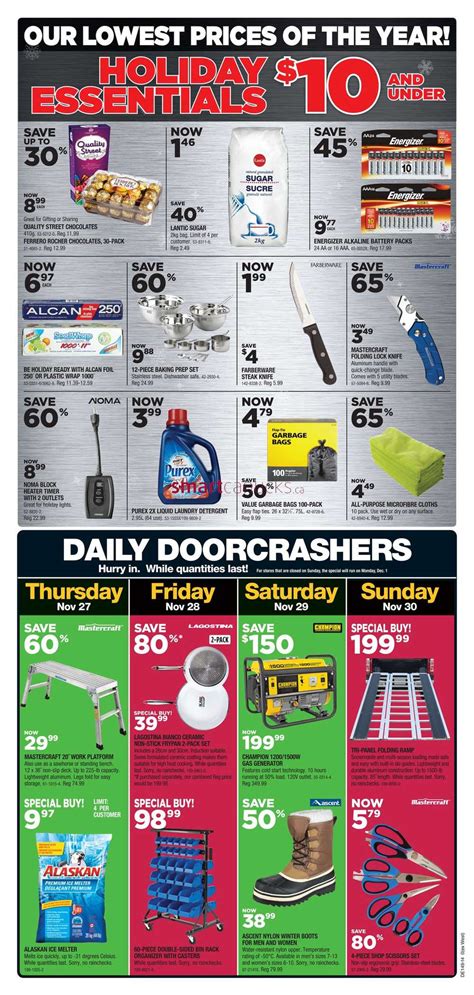 Canadian Tire Black Friday Flyer 2014 Deals And Sales