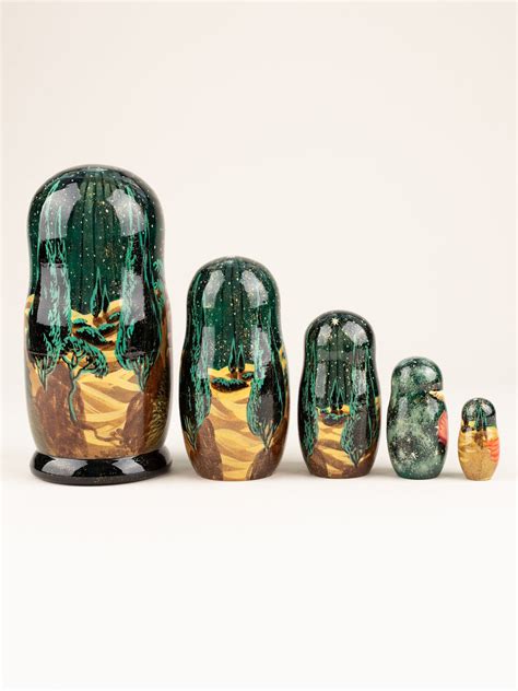 Nesting Dolls Nativity Scene Firebirdworkshop