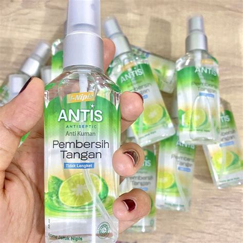 ANTIS SPRAY 55 Ml Antiseptic Aroma Jeruk Nipis Hand Sanitizer