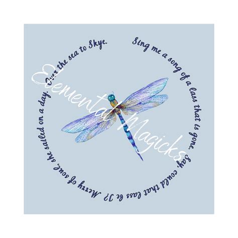Outlander Skye Boat Song Set Of 2 Fan Art Printable Wall Art