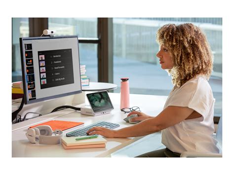 Logitech Logi Dock Flex Managed Docking Station Made For Desk Booking