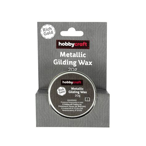 Rich Gold Metallic Gilding Wax 20ml Hobbycraft