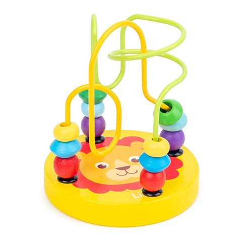 Jucarie Educativa Si Interactiva Mini Labirint Cu Margele Varsta 1 3