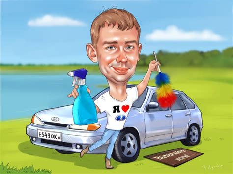 Шарж для автолюбителя, шарж парню водителю #шаржмужской #шаржпарня # ...