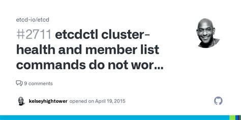 Etcdctl Cluster Health And Member List Commands Do Not Work Correctly