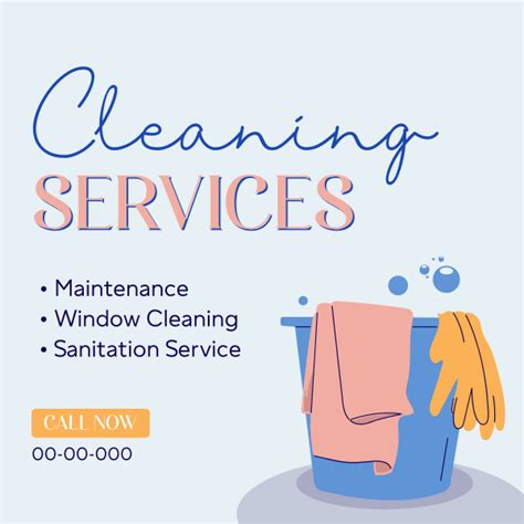 Bubbly Cleaning Instagram Post Brandcrowd Instagram Post Maker