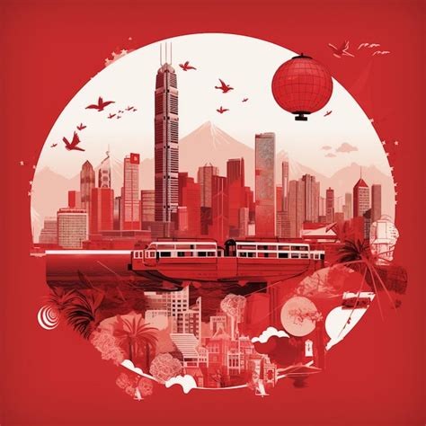 Premium Photo Celebrating Hong Kong Special Administrative Region