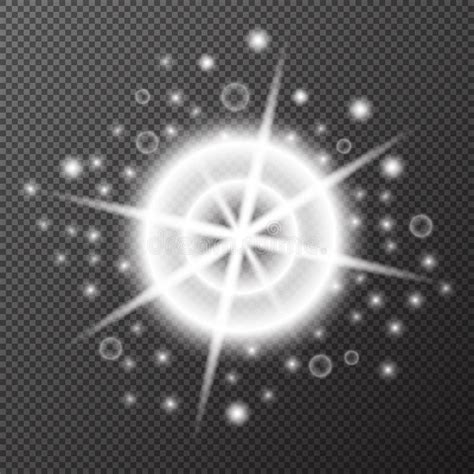 Light Glowing Element Vector Clipart Stock Vector Illustration Of