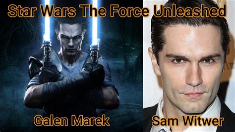Characters And Voice Actors Star Wars The Force Unleashed YouTube