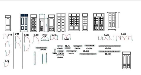 Dynamic Door Block Elevation Cad Files Dwg Files Plans And Details