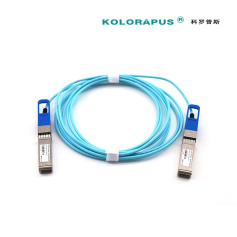 Kolorapus Sfp Qsfp Aoc Active Optical Cable Assembly Fiber Optic