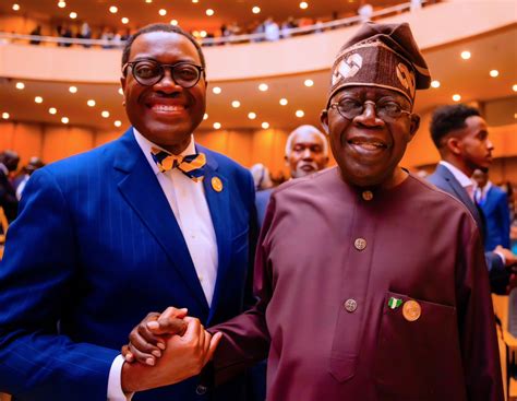 Tinubu Hails Afdb President Akinwumi Adesina On Leadership Award