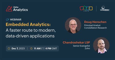 Upcoming Webinar Embedded Analytics A Faster Route To Modern Data Driven Applications