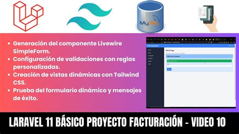 laravel 11 facturaciÓn livewire formulario dinÁmico con validaciÓn