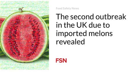 The Second Outbreak In The Uk Due To Imported Melons Revealed Food