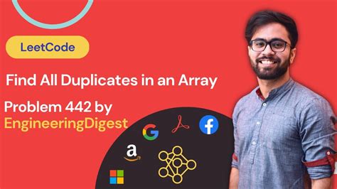 Leetcode 442 Find All Duplicates In An Array Solution Explained