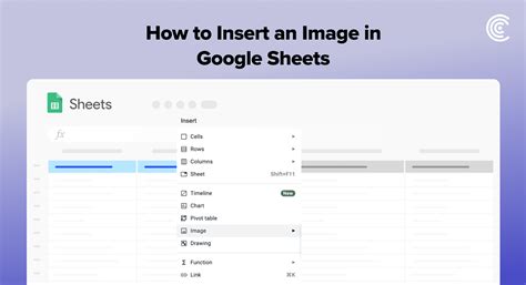 How To Insert An Image In Google Sheets Coefficient
