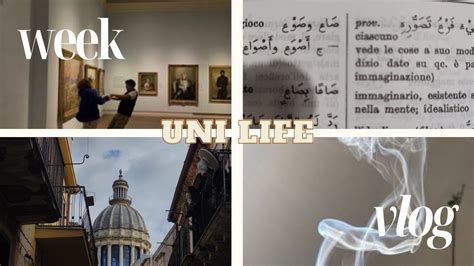 Romanticizing My Uni Life Week Vlog Youtube