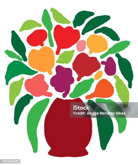 다채로운 손으로 그린 미니멀리스트 화분 꽃 배열 미니멀리스트 일러스트 그래픽 포스터 티셔츠 카드 및 다양한 인쇄 제품 T 셔츠에 대한 스톡 벡터 아트 및 기타 이미지