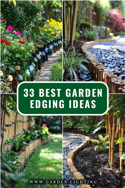 33 Diy Creative Garden Edging Ideas In 2024 Garden Edging Landscape