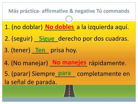 Ppt Mandatos Informales Informal Tú Commands Powerpoint Presentation Id 1925403