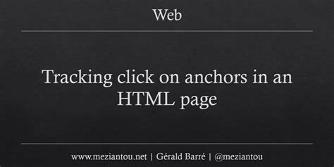 ASP NET Core News on Twitter Tracking click on anchors in an HTML page Gérald Barré by