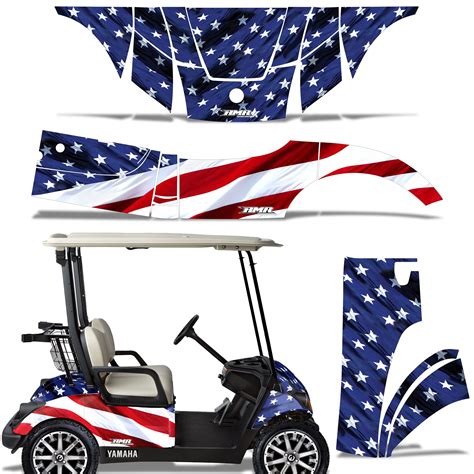 Buy Amr Racing Golf Cart Graphics Kit Sticker Decal Compatible With Yamaha Drive