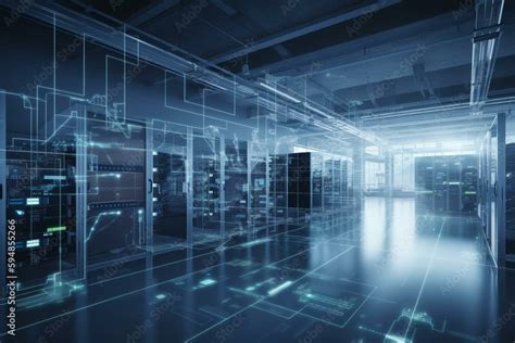 Digitalization Concept Enterprise Iot Smart Factory Industry 40