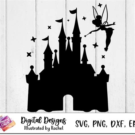 Disneys Castle Svg Etsy