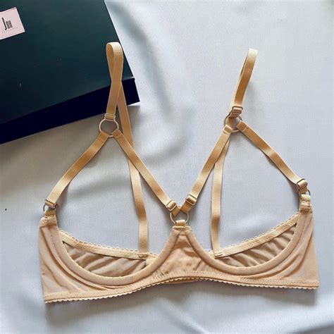 Open Tip Bra Etsy