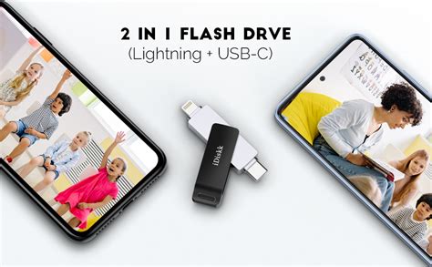 MFi Certified IDiskk GB TYPE C To Lightning IPhone Photo Stick USB