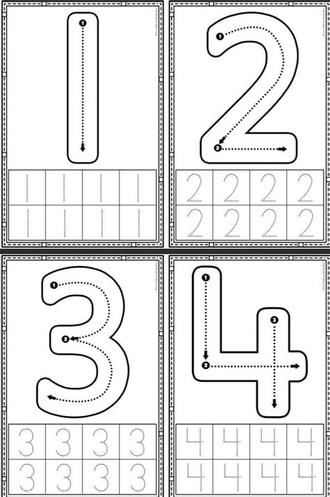Number 1 Tracing Worksheets For Preschool Alphabetwor