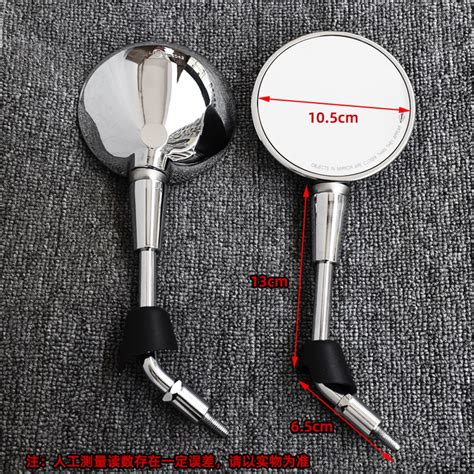 機車短桿後視鏡適用於偉士牌 Vespa春天衝刺 150 GTS300機車短桿 短款 後視鏡 電鍍銀黑色 蝦皮購物