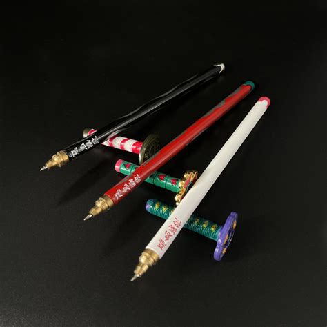 Chokutō Sword Refillable Gel Pens Wyverns Hoard