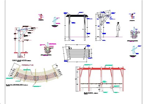 Pergola De Madeira Em Autocad Baixar Cad 44688 Kb Bibliocad
