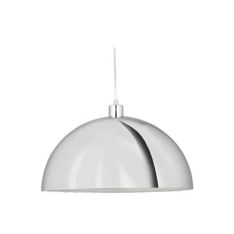 Aluminor Dome Pendant Light Ø 50 Cm Chrome Uk