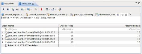 Memory Analyser Eclipse Galileo Feature 5