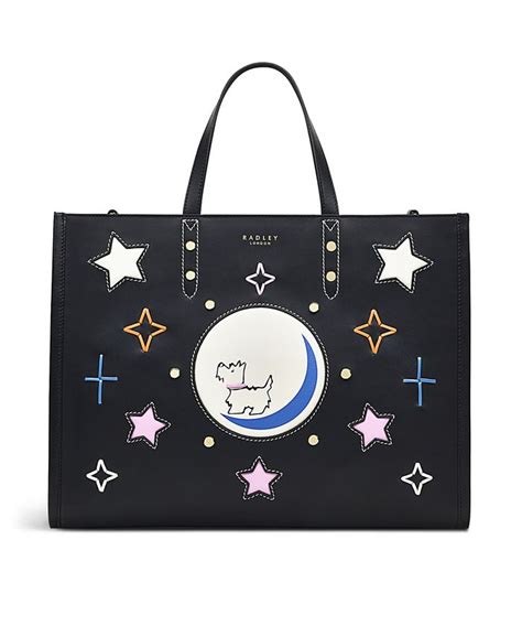 Radley London To The Moon Medium Leather Zip Top Satchel Macys