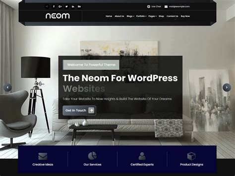 Neom Premium Premium Wordpress Blog Themes