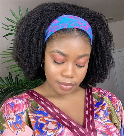 Curlscurls Kinky Curly Human Hair Headband Wig