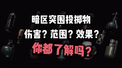 暗区突围投掷物全介绍，仅需5分钟你就能了解全部丢丢乐啦！ Youtube