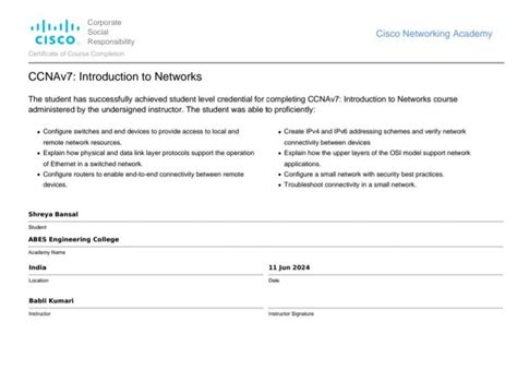 Shreya Bansal On Linkedin Ciscocertified Professionaldevelopment