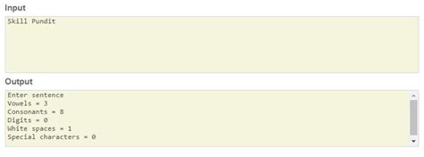 Skillpundit To Count Vowels Consonants And Whitespaces In Java