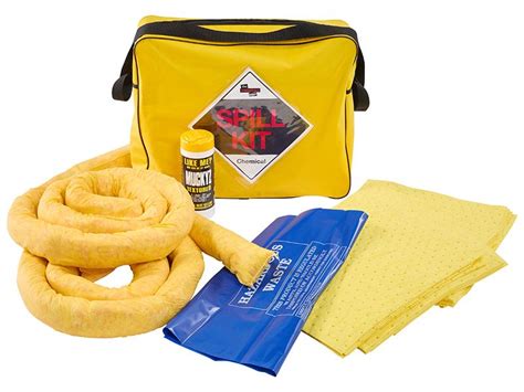 50l Chemical Spill Kit In Pvc Shoulder Bag Free Delivery