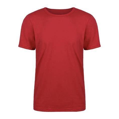 Camiseta Masculina Algodão Básica Camisa Lisa Vermelha Vermelho